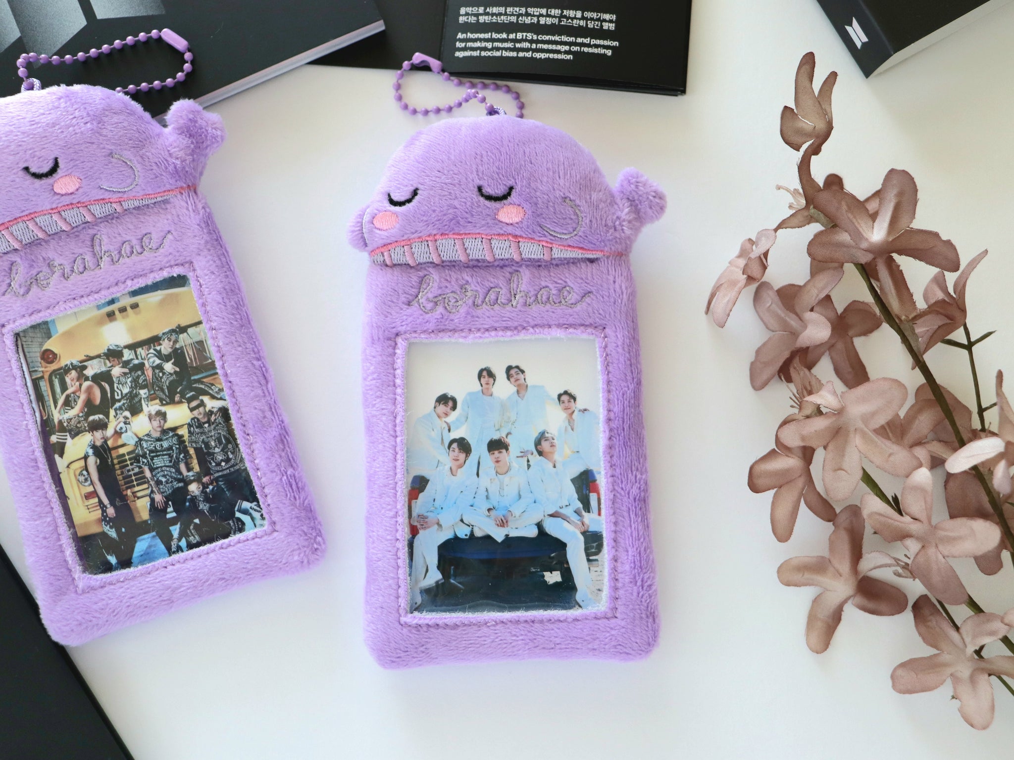 Borahae Whale Plush Photocard Holder – Bloom With Luv