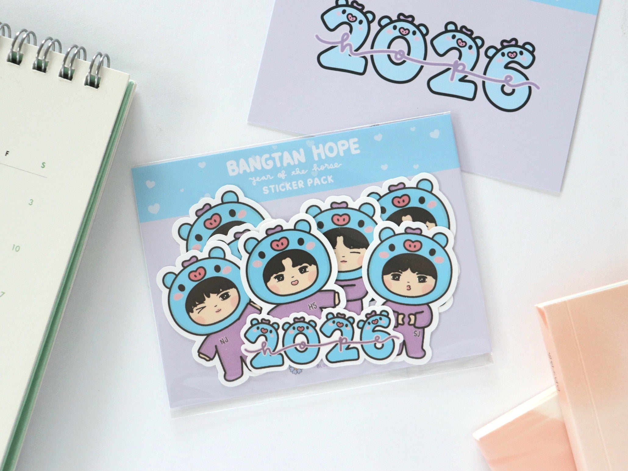 Bangtan Hope - Year of the Horse 2026 Sticker Pack – Bloom With Luv